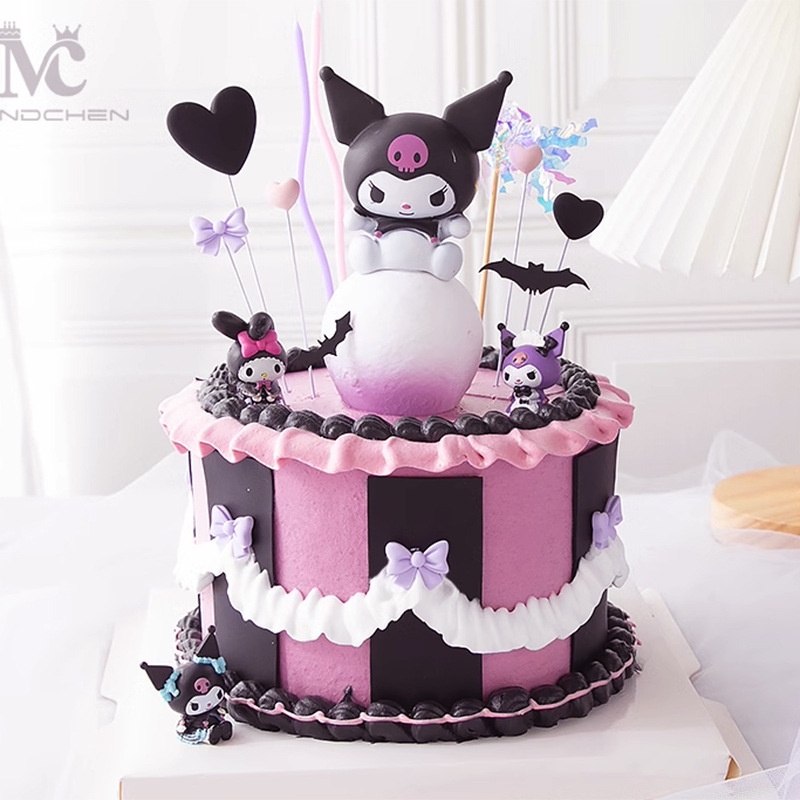 Jual TOPPER KUE HIASAN DEKORASI KUE CAKE ULANG TAHUN PESTA MOTIF KUROMI ...