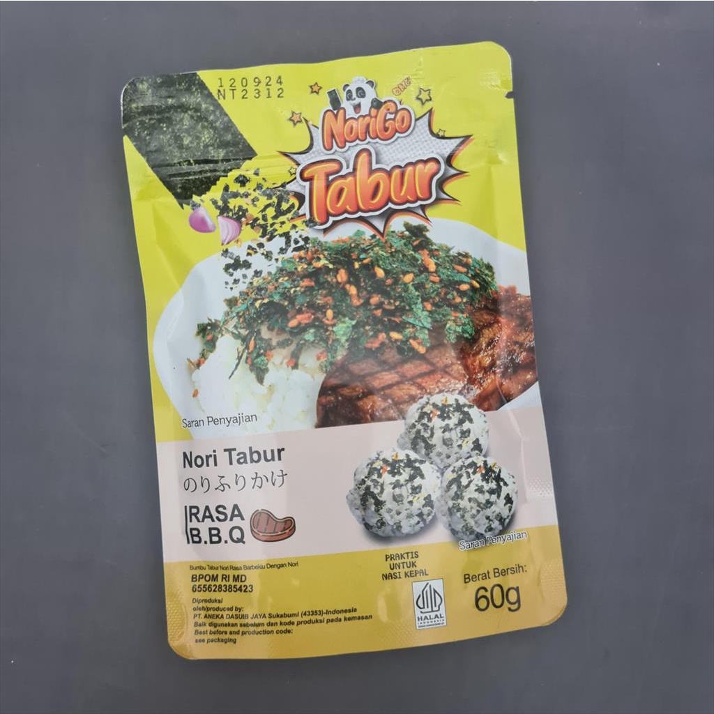 Jual Nori Tabur Seaweed Rumput Laut Panggang ( Rasa BBQ ) 60g | Shopee ...