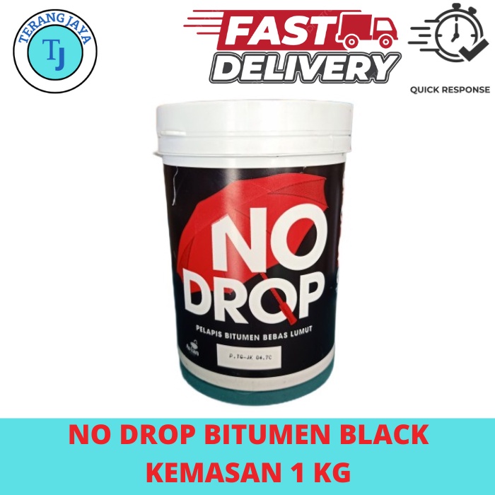 Jual NO DROP BITUMEN BLACK 1 KG - Cat Pelapis Tandon Bebas Lumut ...