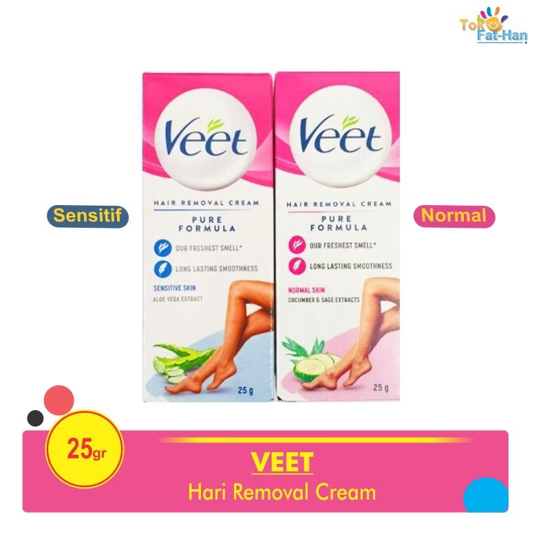 Jual VEET Hair Removal Cream 25gr - Silk & Fresh Kulit ( Normal ...