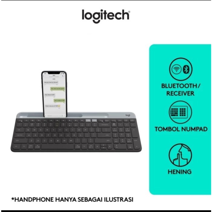 Jual Keyboard Logitech Multi device K580 2 way Bluetooth Wireless ...
