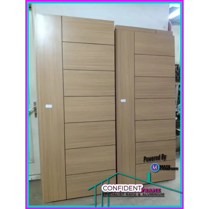 Jual Pintu HPL Minimalis Daun Pintu Utama Kamar Apartemen / Pintu Lapis HPL | Shopee Indonesia
