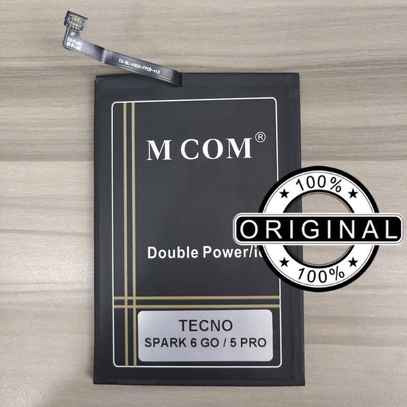 Jual Battery Batere Batre Baterai Double Power Mcom Tecno Spark Go 2020 - Spark 6 Go - Spark 5 ...