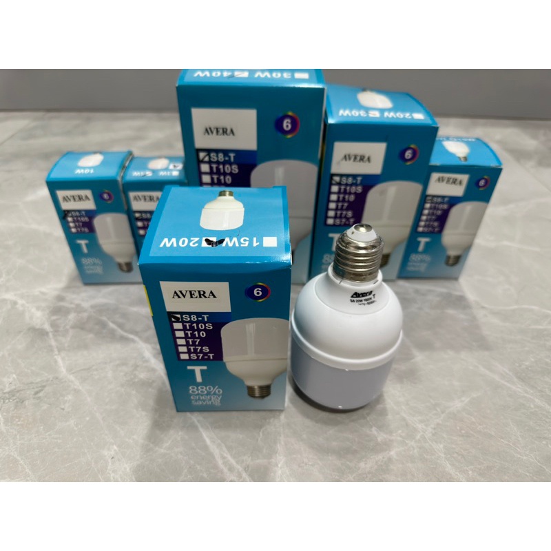 Jual (GL) AVERA LAMPU LED 20W BULD LIGHT CAPSULE 20 WATT PUTIH SUPER TERANG S8 HEMAT ENERGI 88% ...