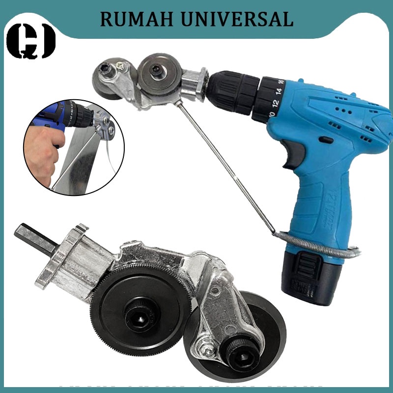 Jual Adaptor Bor to Gunting Seng Plat Metal Kepala Ganda multifungsi ...