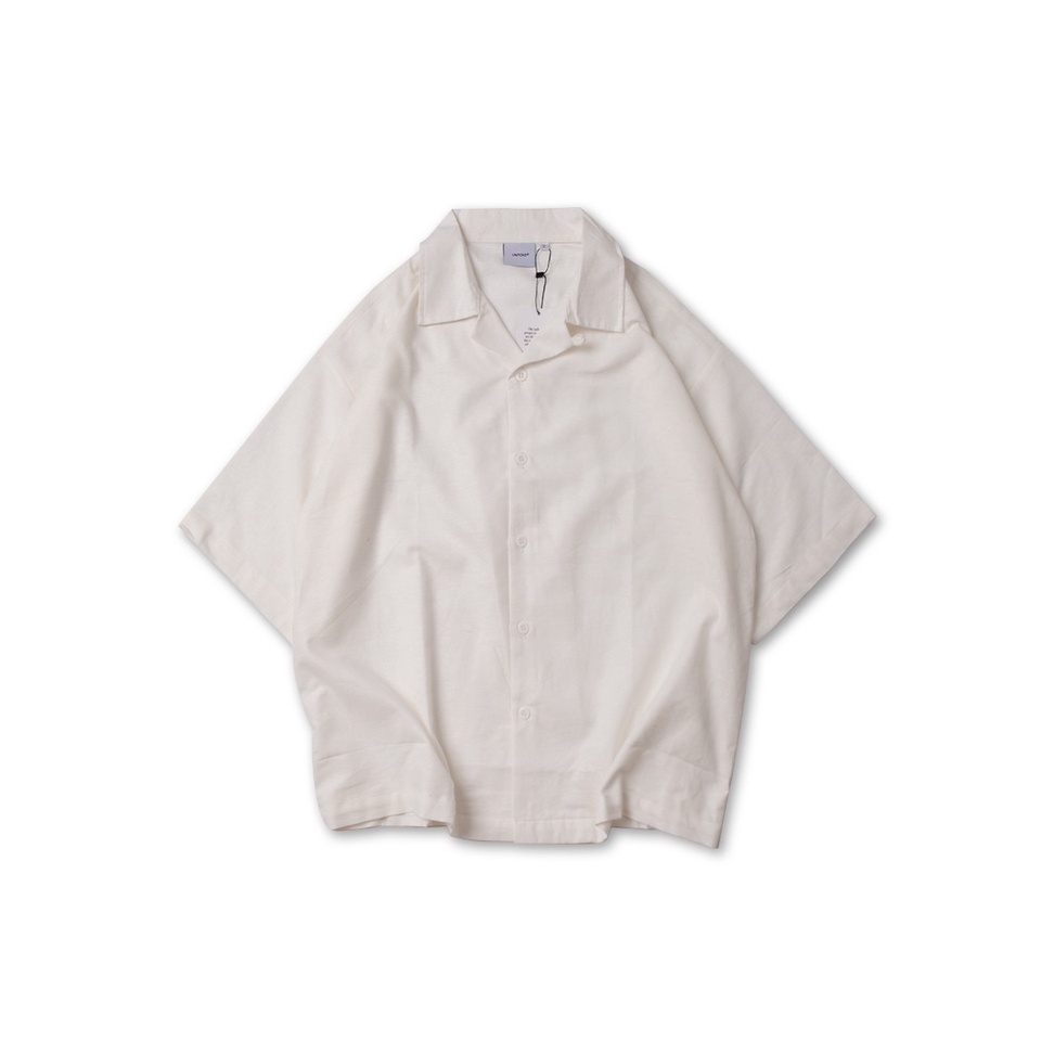 Jual Linen SS Shirt Broken White | Shopee Indonesia