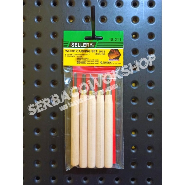 Jual Sellery Pisau Ukir 5 Pcs Pahat Kayu Sellery Hobby Knife Wood ...
