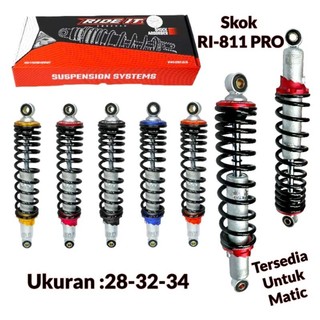 Jual shockbreaker shock skok belakang motor bebek 280mm 320mm 340mm ...