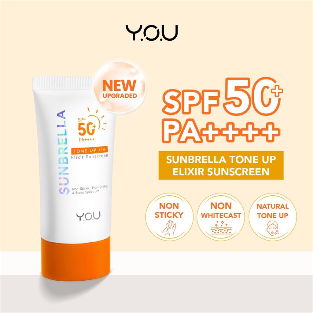 Jual YOU Tone Up UV Elixir Sunscreen SPF 50+ PA++++ 40ml(ORANGE ...