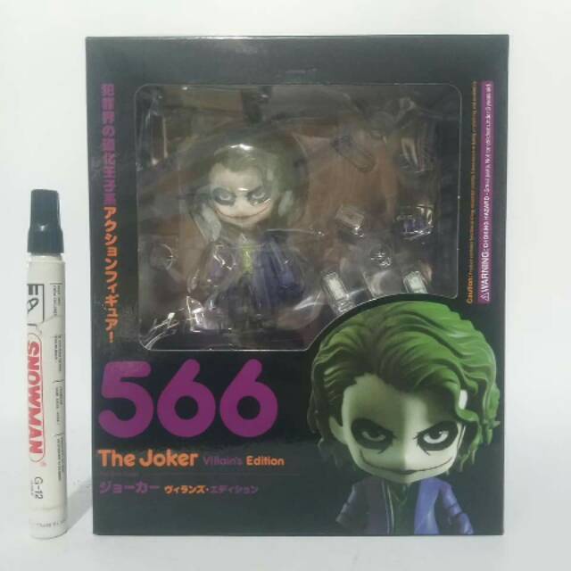 Jual mainan action figure nendo 566 nendoroid the joker heath ledger ...