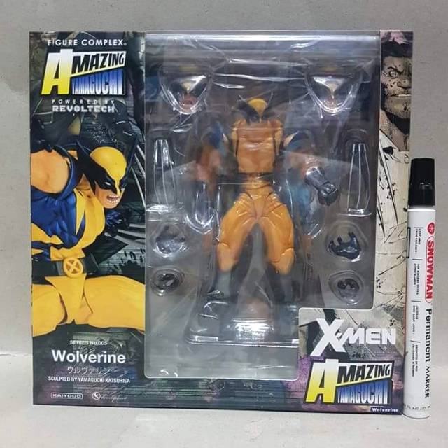 Jual Mainan action figure Wolverine AMAZING YAMAGUCHI POWERED BY ...