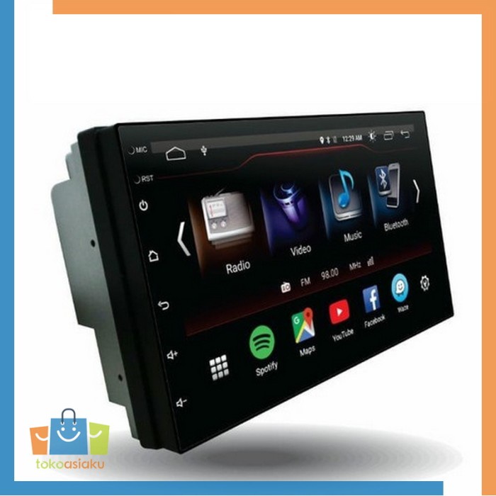 Jual Tape Mobil Head Unit Mobil Android 9 LCD 7 Inch Bluetooth 9218 ...