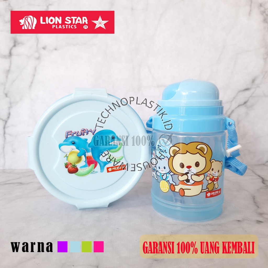 Jual LION STAR Tempat Makan Paket Hemat Lunch Box Klip To Keep 500Ml Spirit Bottle Rilakkuma ...