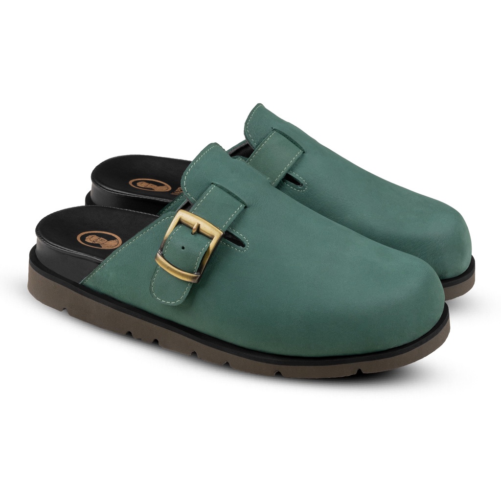 Jual Juno Slippers Olive- Nappa Milano - Sandal Unisex | Shopee Indonesia