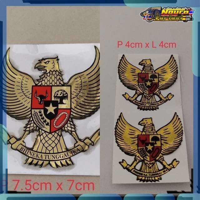 Jual Sticker stiker emblem GARUDA INDONESIA 3D KUALITAS TERBAIK bagus ...