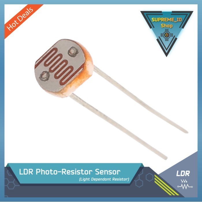Jual LDR Photo Sensor / Light Dependant Resistor / Light Sensing Sensor ...