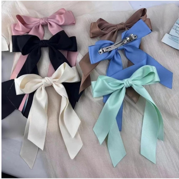 Jual JEPITAN RAMBUT TALI PITA GAYA KOREA / JEPIT RAMBUT PITA LUCU MODEL ...
