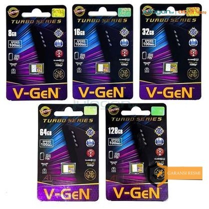 Jual VGEN V-GEN Memory Card Micro SD Class 10 Turbo Series 8GB / 16GB ...