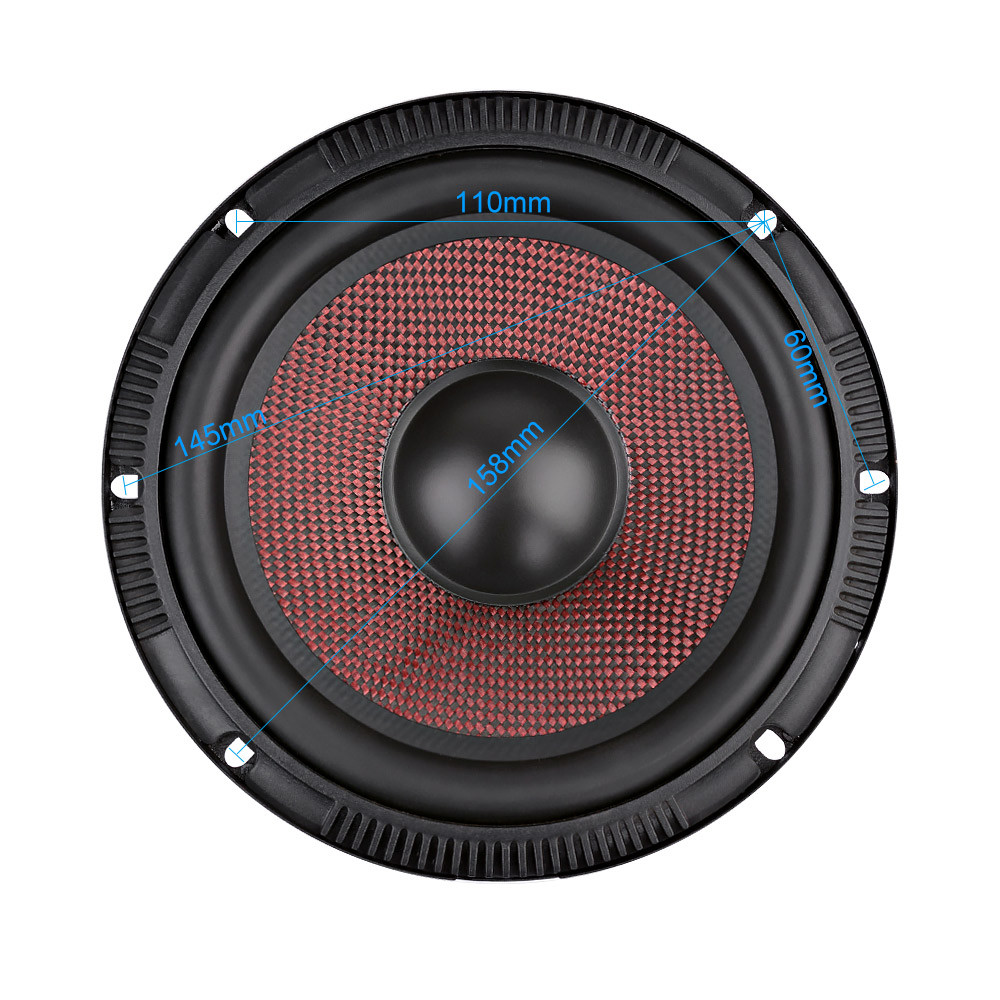 Jual AIYIMA 1Pcs 6.5 Inch Midrange Woofer Speaker 4 8 Ohm 60W Siberglass Basin Alto Bass ...