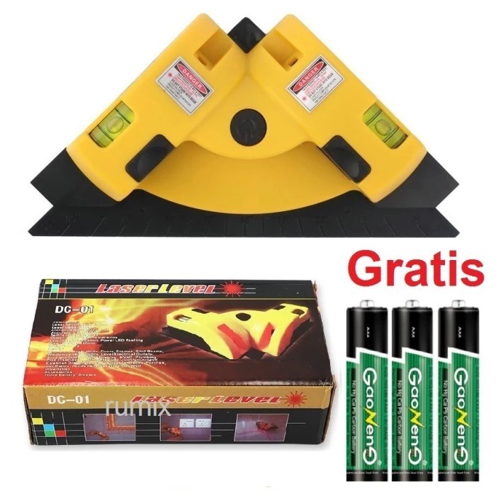 Jual Laser Level Square Laser Line Alat Ukur Siku Kelurusan Permukaan ...