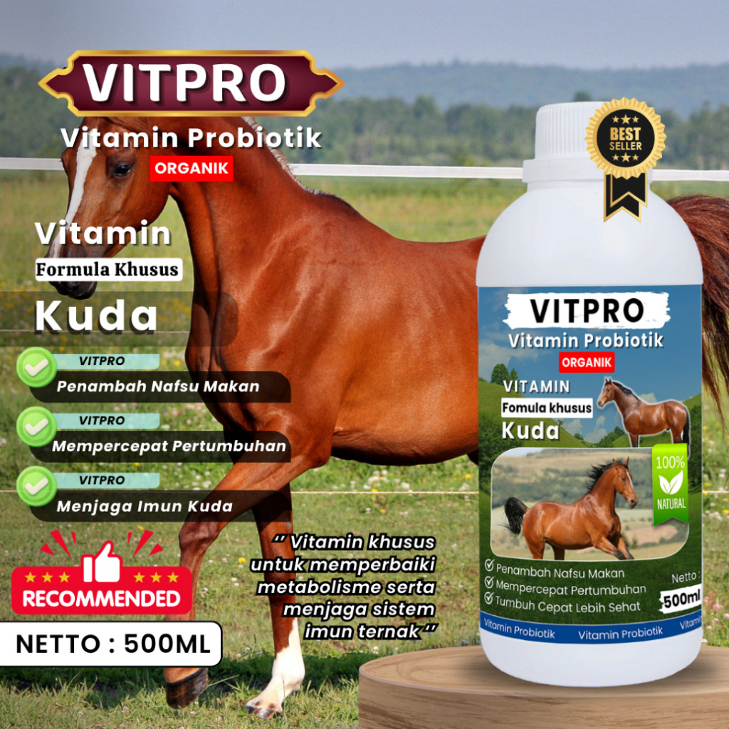 Jual COD VITPRO vitamin Probiotik, (500ml) Vitamin Organik 100% ...