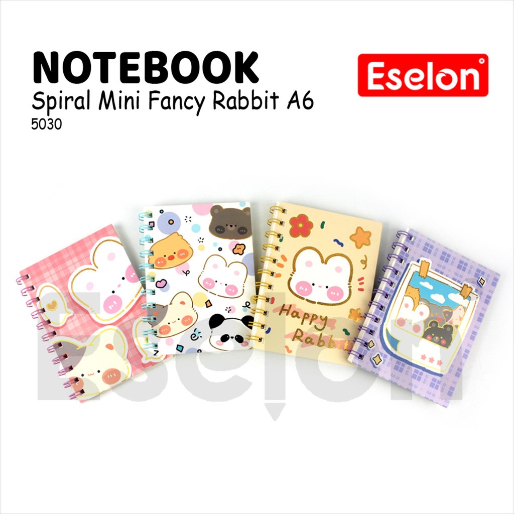 Jual Diary Spiral A6 Karakter / Notebook / Diary Fancy Karakter 80 lbr ...