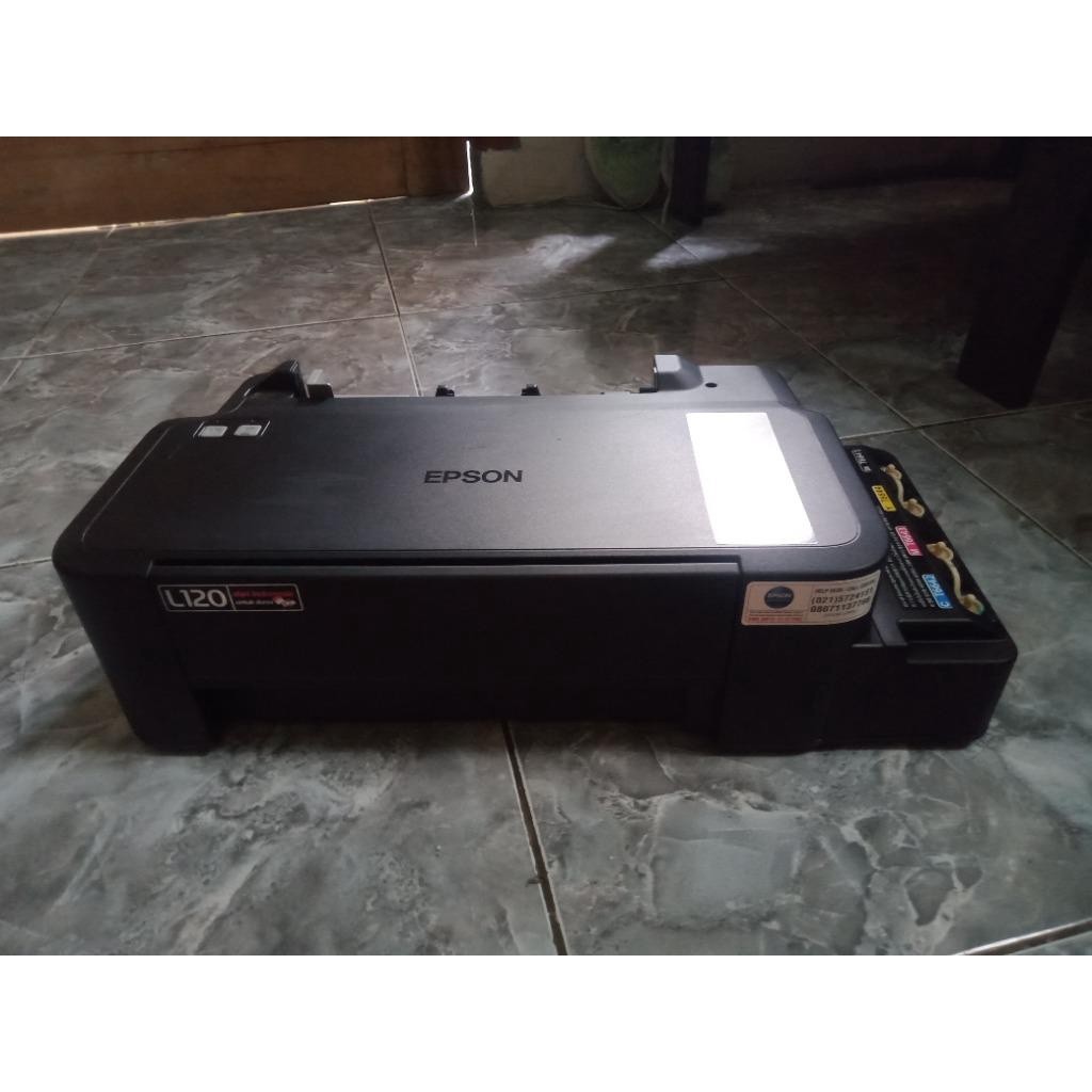 Jual Printer Warna Epson L120 + Tinta Baru Nozzle Full | Shopee Indonesia