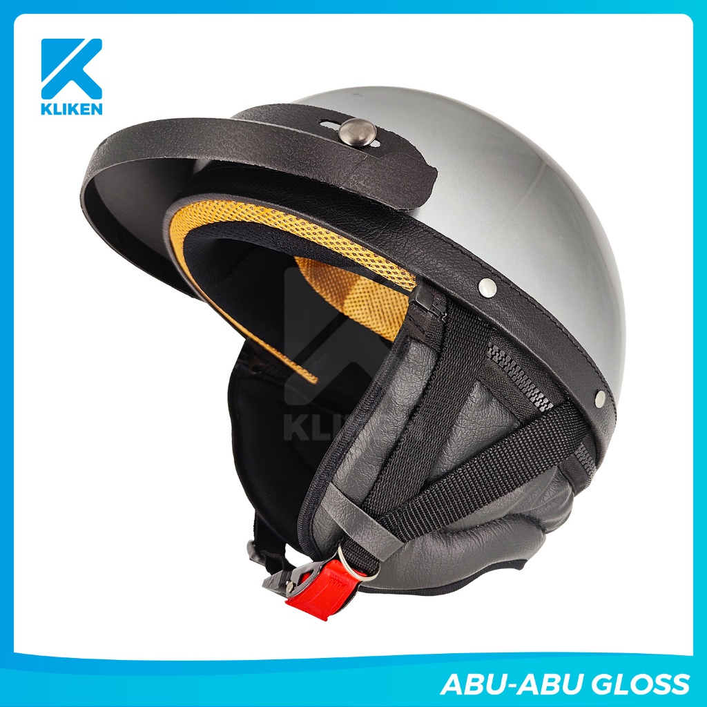 Jual Helm Retro Klasik Half Face Spet Dewasa Dengan Resleting Variasi ...