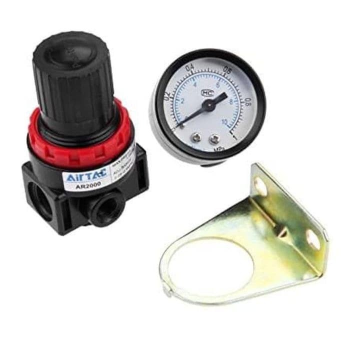 Jual Air Pressure Regulator AR-2000 - 1/4 Inch Pengatur Tekanan Angin ...
