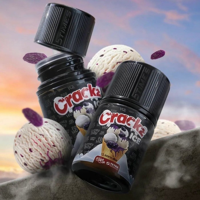 Jual Liquid Crackz V8 RAISIN ICE CREAM 60ml Freebase by Tetra x Vape on ...