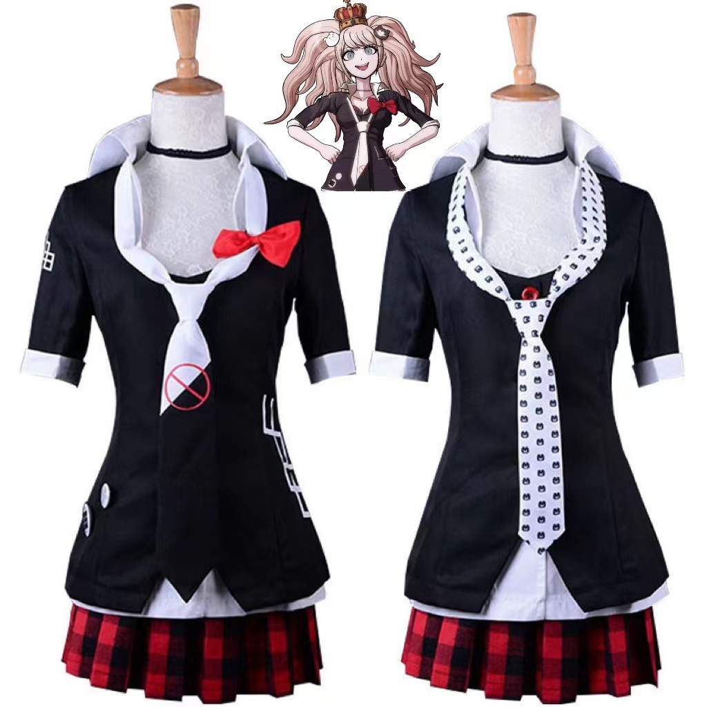 Jual Danganronpa Enoshima Junko Cosplay Costume School Uniform Suit ...
