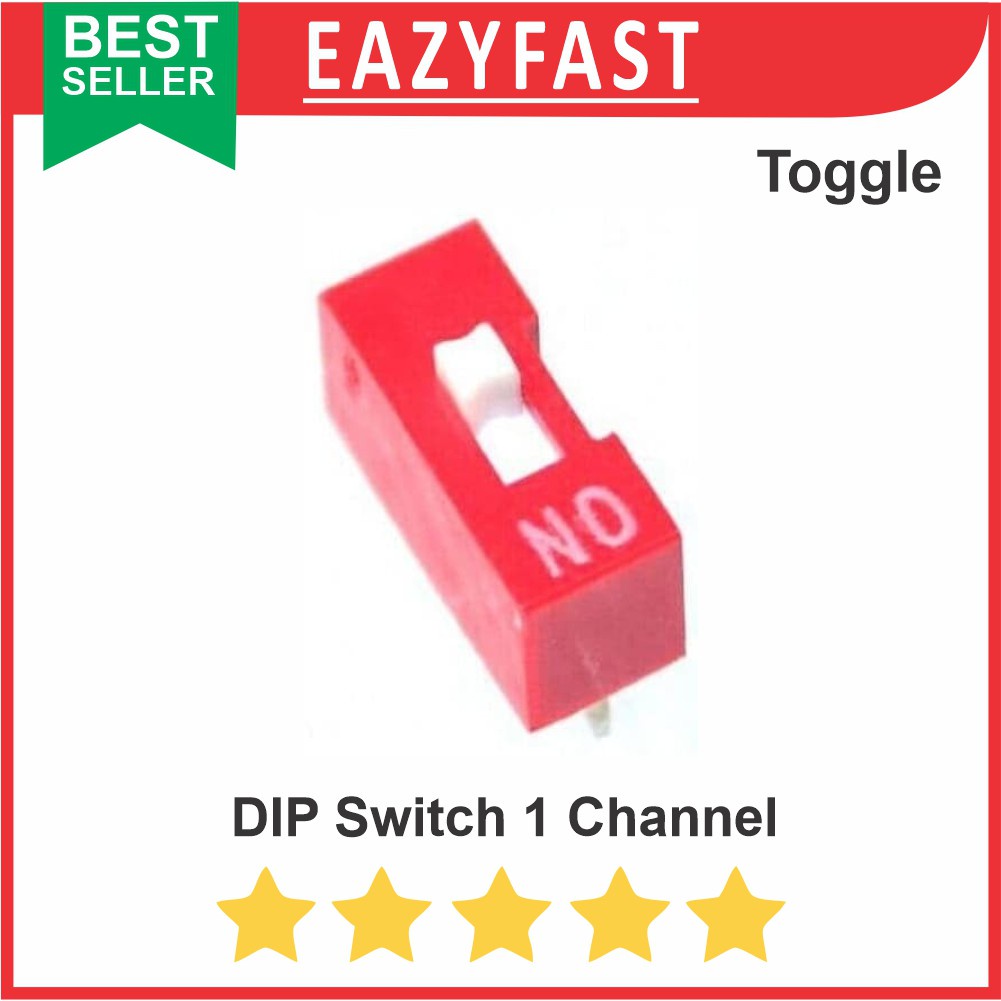 Jual DIP Slide Switch 1 P 1P Pin Ch Channel Saklar Geser Mini Toggle ...