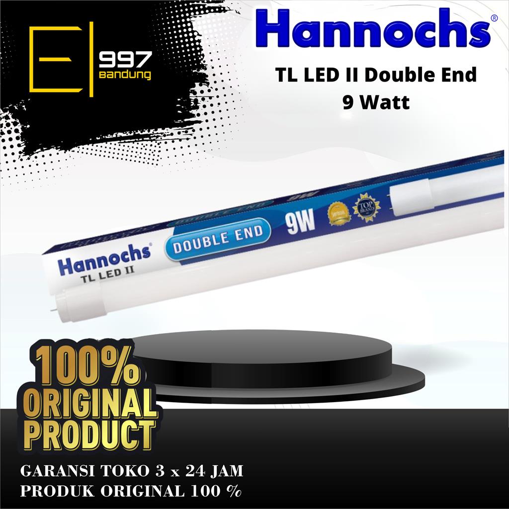 Jual HANNOCHS Lampu TL LED II T8 Double End , 9 Watt Lampu Tube Light ...