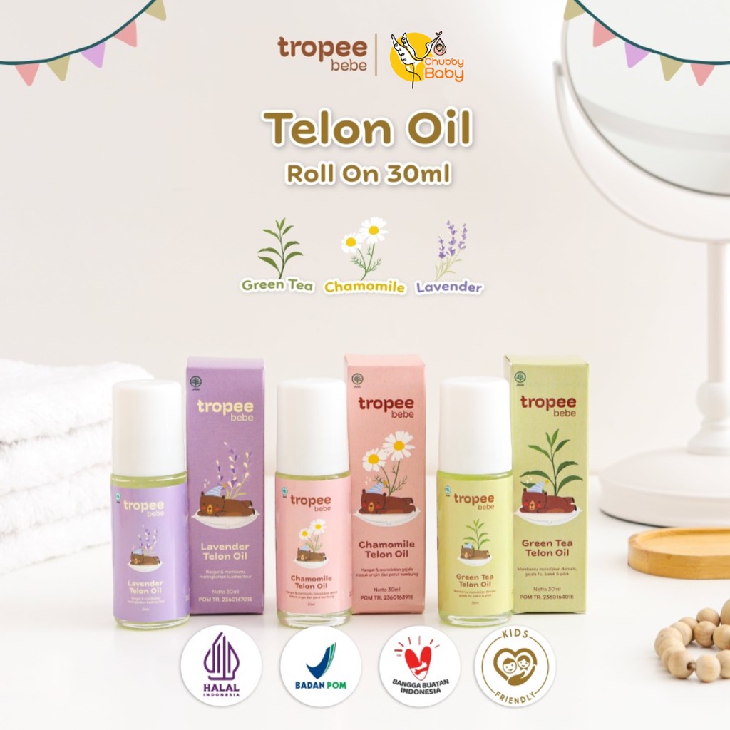 Jual Tropee Bebe - Telon Oil Roll On 30 ml | Minyak Telon | Shopee ...