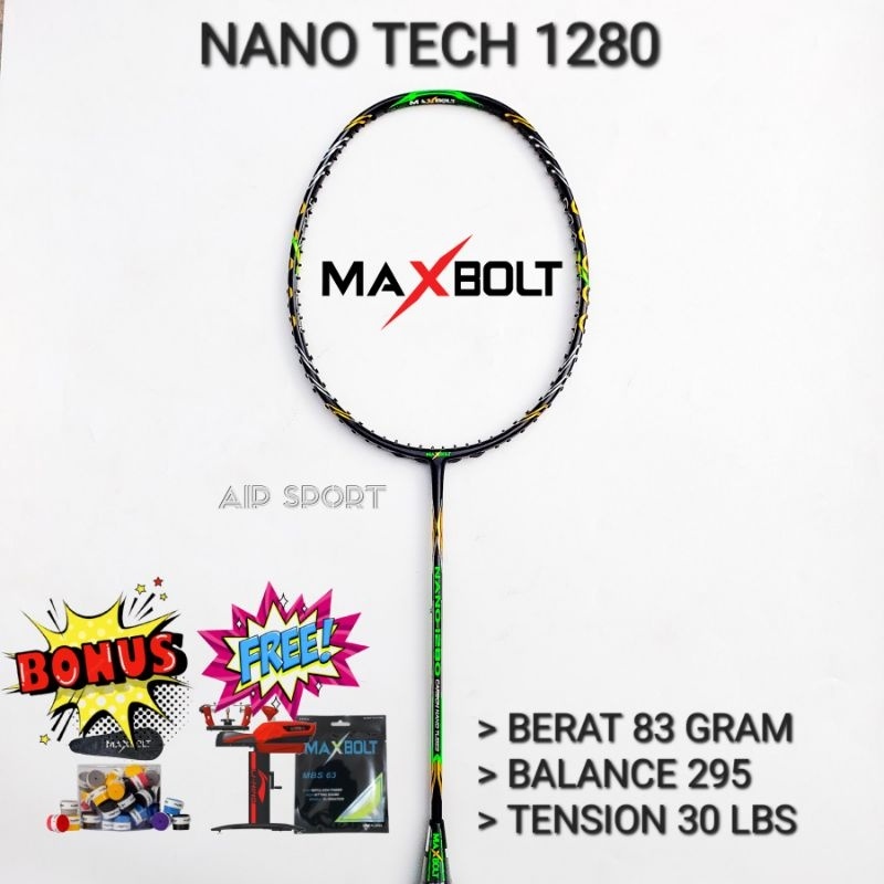 Jual Raket Badminton Maxbolt Nano Tech Original | Shopee Indonesia