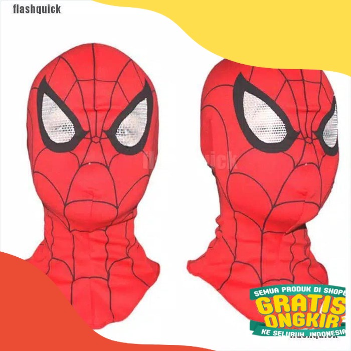 Jual Topeng kostum cosplay spiderman mask kain superhero Anak dan ...