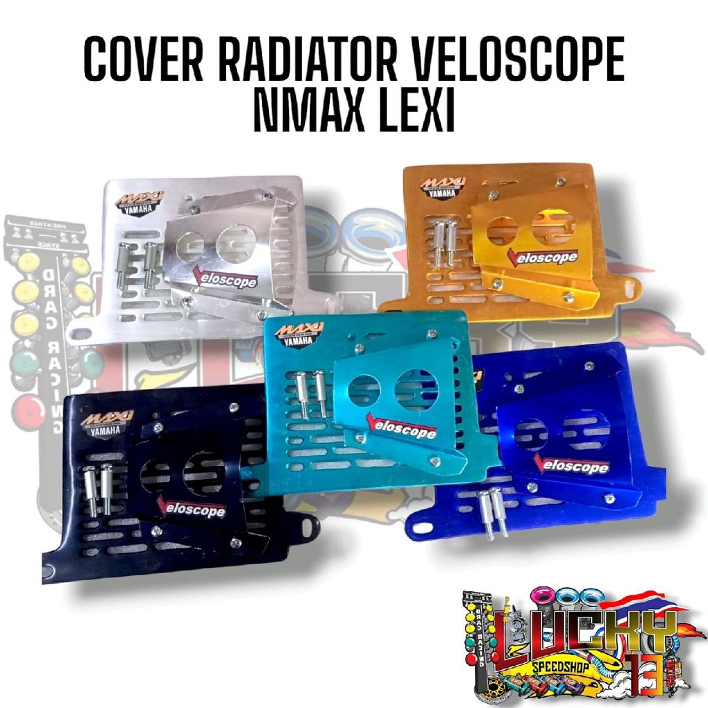 Jual Cover radiator cnc almunium maxi airscope veloscope nmax old new ...
