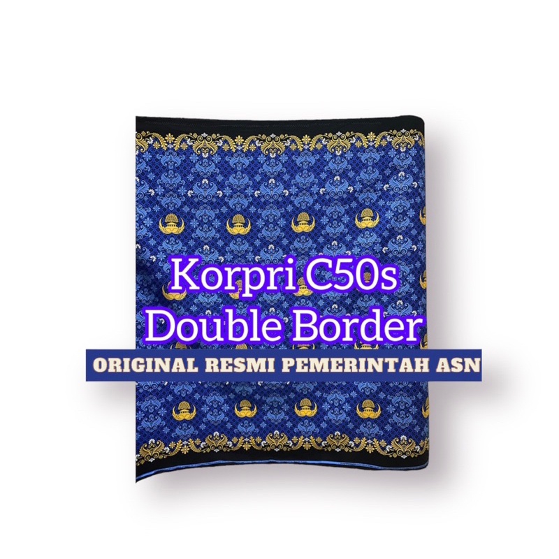 Jual KAIN BATIK PNS DOUBLE BORDER - ASN KAIN KORPRI - REGISTER PNS ...