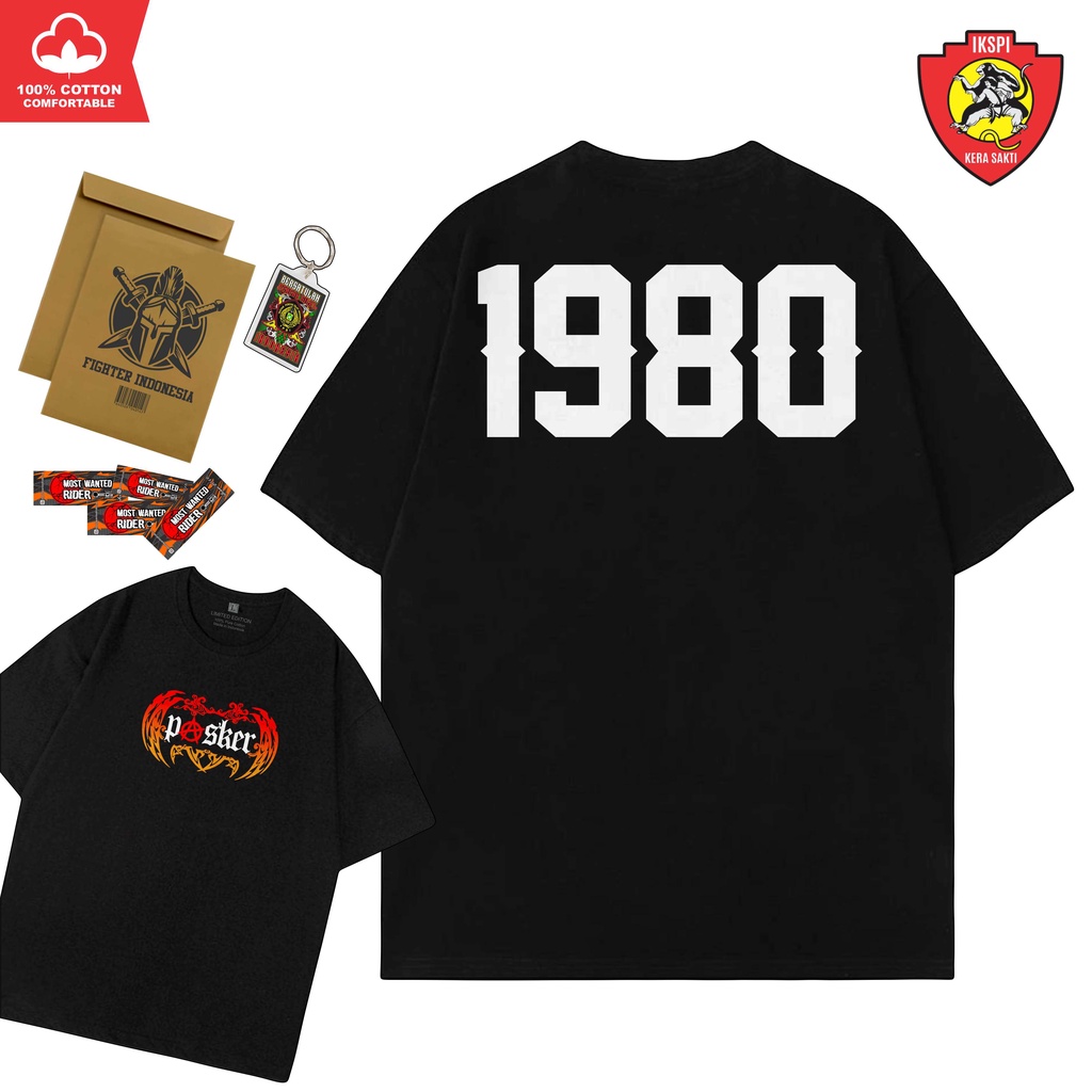 Jual KAOS IKSPI KERA SAKTI PASKER 1980 KAOS GASAKS PASKER PENCAK SILAT ...