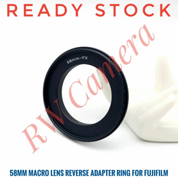 Jual Macro Reverse Ring FX 58mm Adapter Makro Fujifilm Fuji 58 mm ...