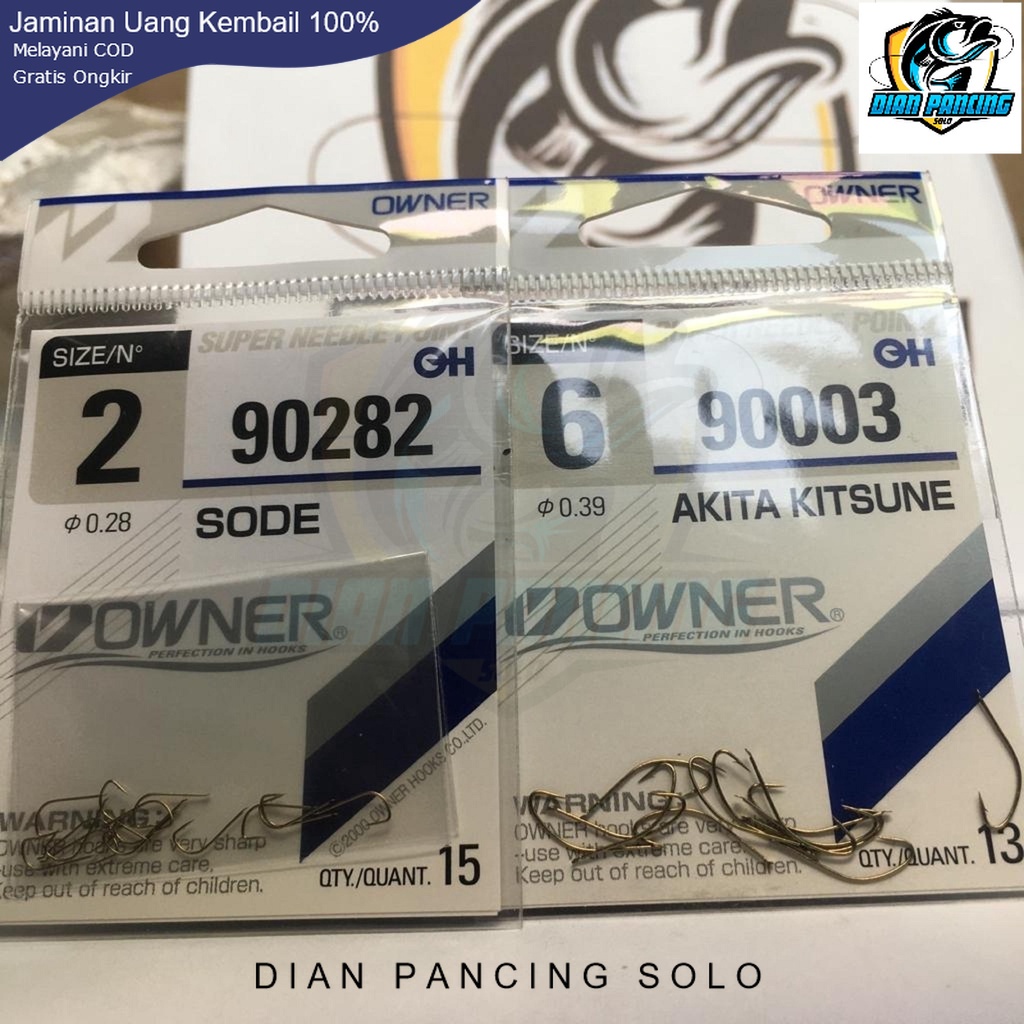 Jual kail pancing OWNER SODE / AKITA KITSUNE / STRAW HOOK / PIN HOOK ...