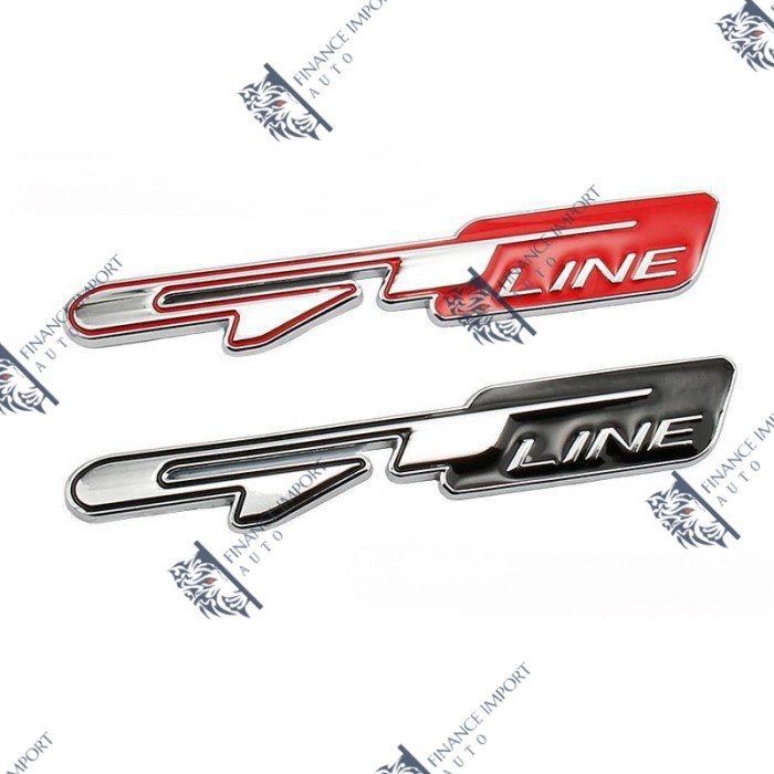 Jual Emblem GT GT Line KIA Forte Peugeot GT RCZ 308 508 Emblem Metal GT ...