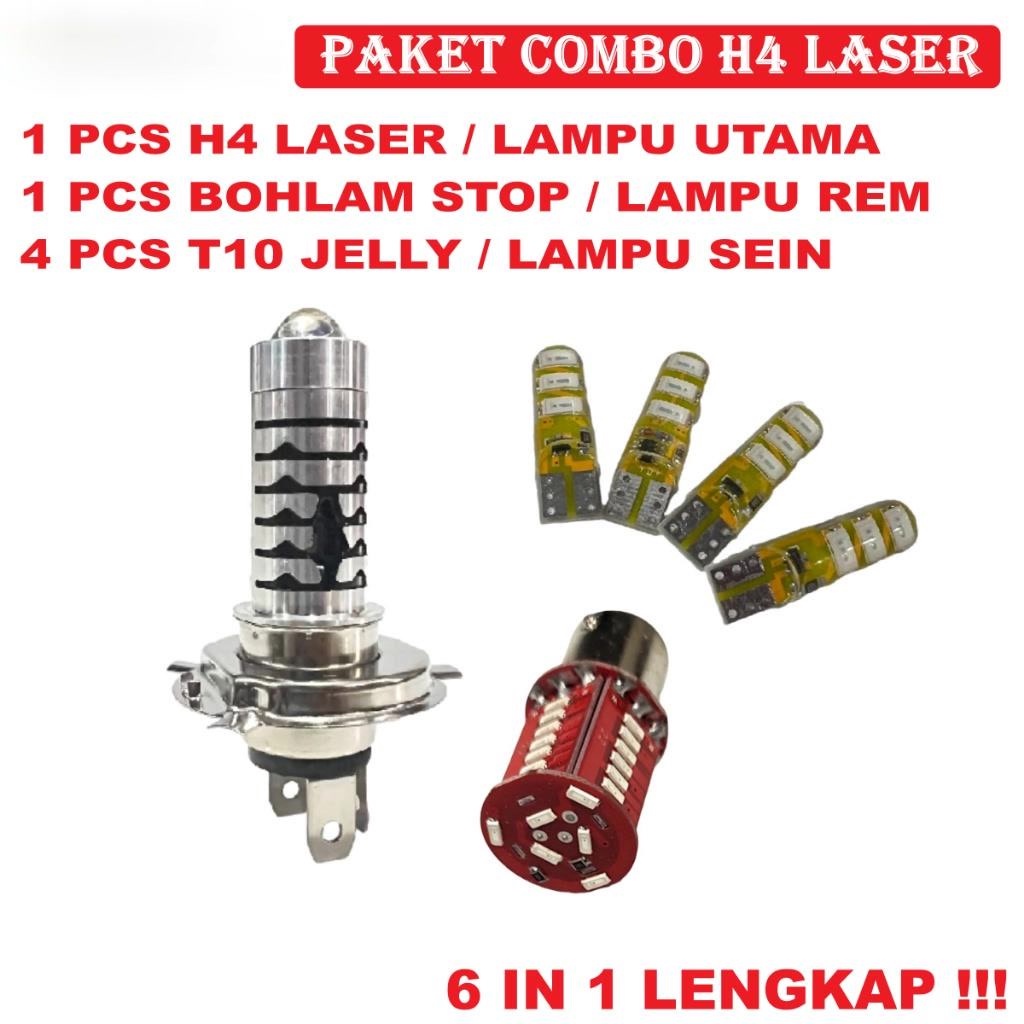 Jual PAKET lengkapLAMPU MOTOR LED H6 LASER BOHLAM STOP 30 LED PLUS SEIN MOTOR | LAMPU DEPAN ...
