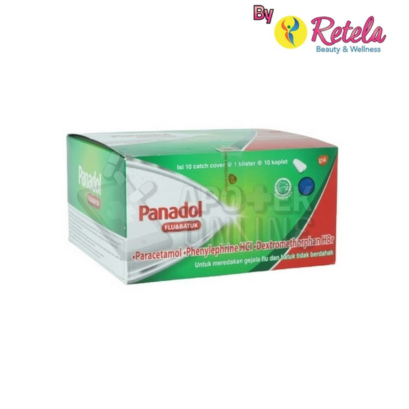 Jual PANADOL FLU DAN BATUK 1 BLISTER 10 TABLET | Shopee Indonesia