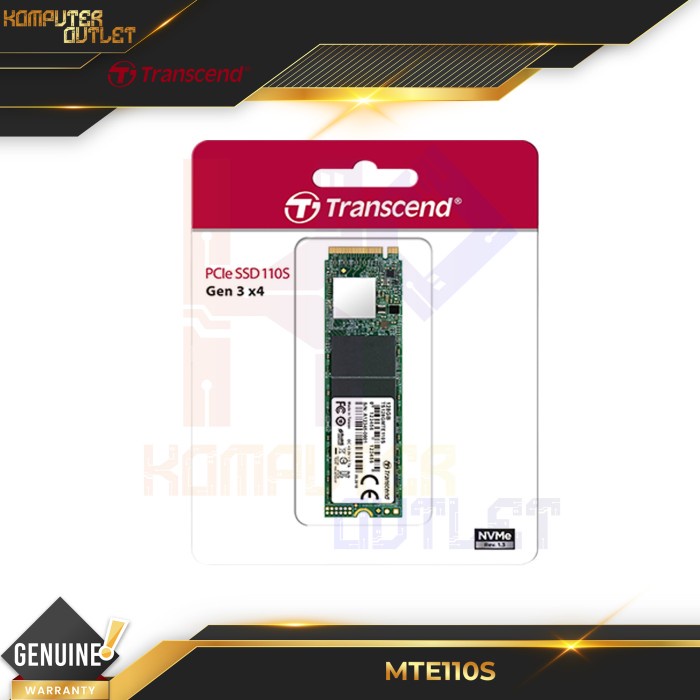 Jual Transcend SSD NVME 512GB M.2 PCIe Gen 3x4 MTE110S NVME - 512 GB | Shopee Indonesia