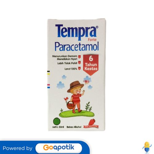 Jual Tempra Forte Syrup Rasa Strawberry 30 Ml | Shopee Indonesia