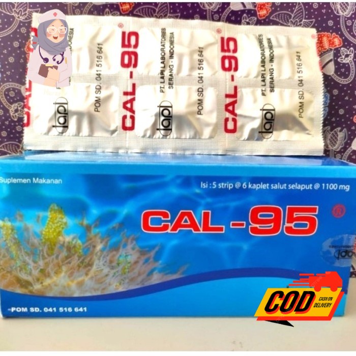 Jual READY CAL 95 Strip 6 Kaplet (PROMO) | Shopee Indonesia