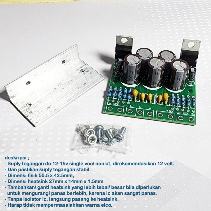 Jual (OML) Modul TDA2003 Stereo 10W Power Amplifier AMPLI | Shopee Indonesia