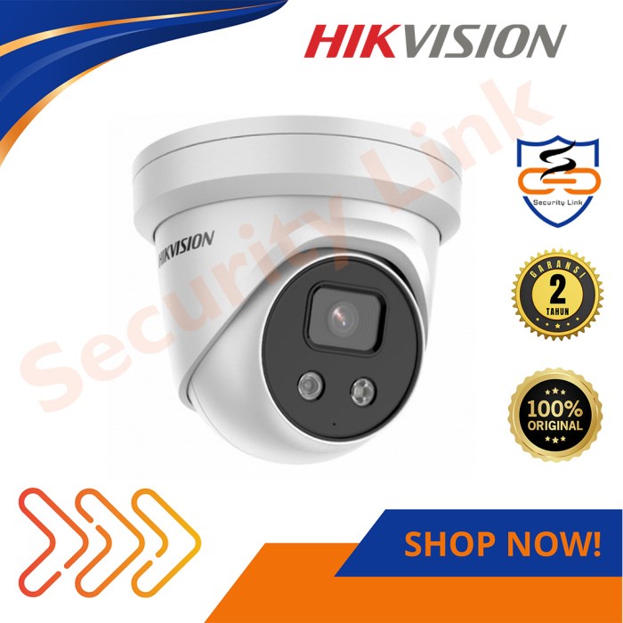 Jual EXIR Turret 4MP Camera Hikvision DS-2CD2346G2-ISU/SL INCLUDE MIC ...
