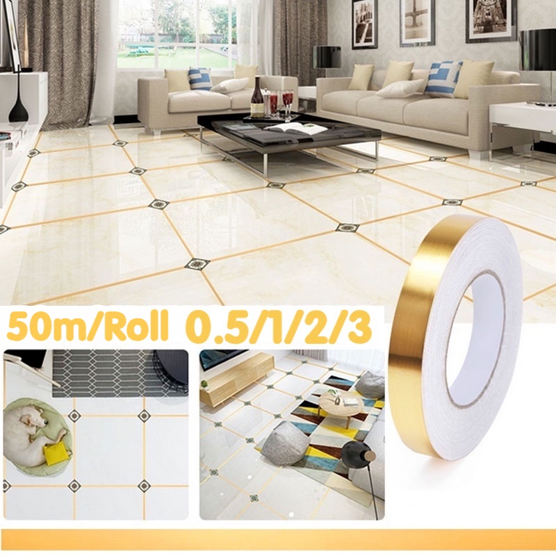 Jual Gulungan sticker pembatas nat keramik panjang 50 meter /Waterproof ...